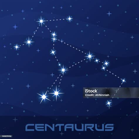 별자리 센타우루스자리 켄 타 우 루스 스타 밤하늘 별에 대한 스톡 벡터 아트 및 기타 이미지 별 별 모양 별자리 Istock