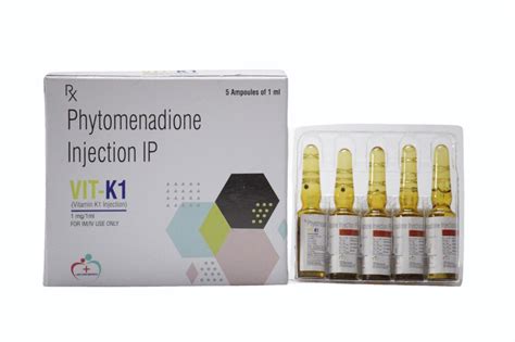 Vitamin K1 1mg1ml Công Dụng Liều Dùng Và Lợi Ích Đối Với Sức Khỏe