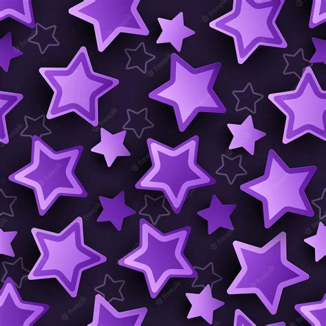 Premium Vector Seamless Pattern Stars Background