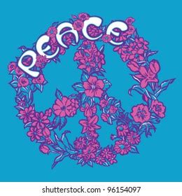 Floral Peace Sign Hand Photos Images And Pictures Shutterstock
