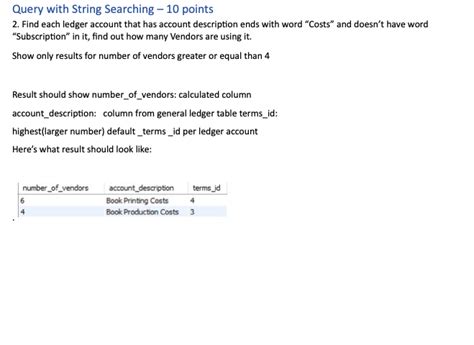 Solved Query Problems Using Ap Schema Accounts Payable