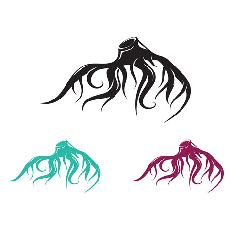 Vector Root Of An Underground Creative Tree Tree Root Icon Vector Art At Vecteezy