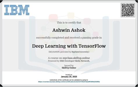 Deeplearning Tensorflow Ai Machinelearning Skilluponline Ibm