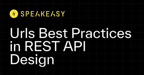 Urls Best Practices In Rest Api Design Speakeasy Urls Best Practices In Rest Api Design Speakeasy