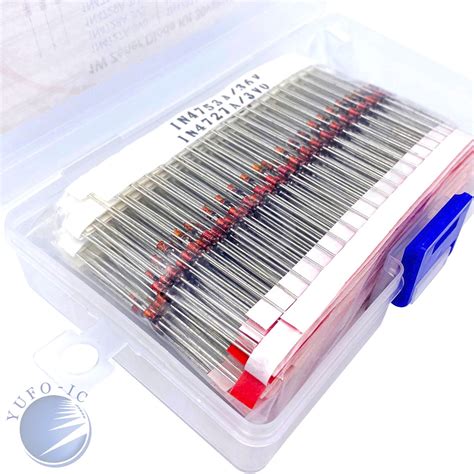 30values20pcs600pc 1w Zener Diode Kit 3v 47v Sample 1n4742a 1n4756a