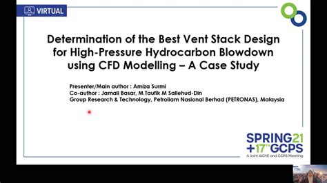 Determination Of The Best Vent Stack Design For High Pressure Hydrocarbon Blowdown Using Cfd