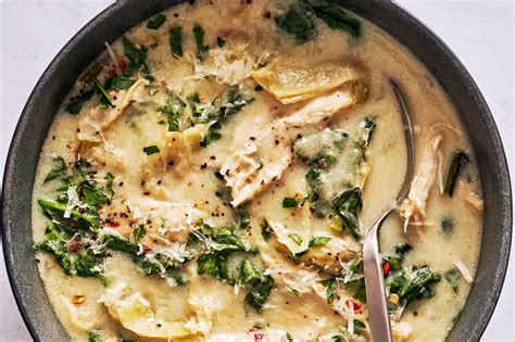 Best Chicken Spinach Artichoke Soup How To Make Chicken Spinach