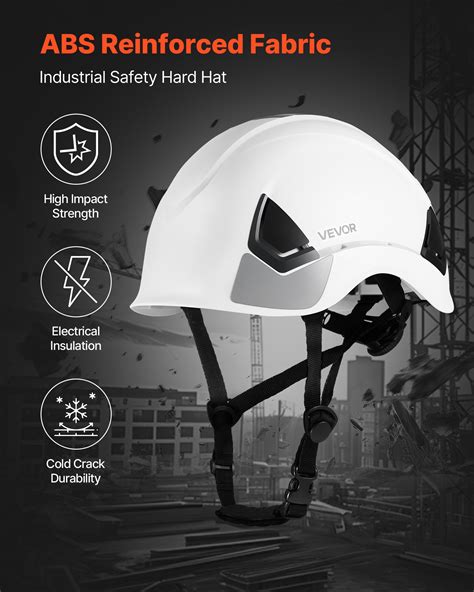 Vevor Construction Safety Helmet Ansi Z891 Abs 6 Point