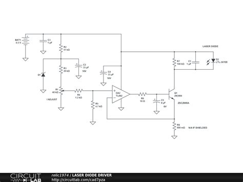 Schematic Diagram Laser Diode Driver