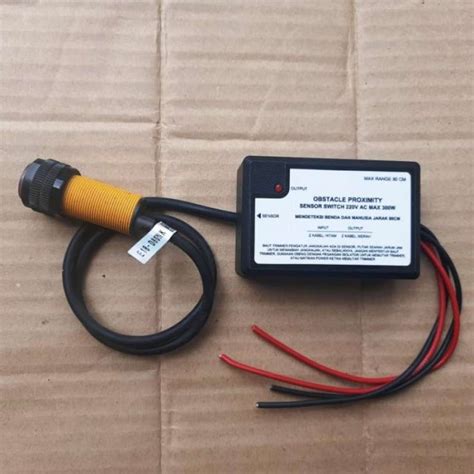 Promo Saklar Sensor Deteksi Orang Benda Jarak 80cm 220v Ac Proximity