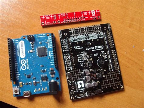 Linefollower czujniki QTR A a arduino Zupełnie zieloni FORBOT