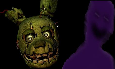 Fnaf Purple Guy X Springtrap Pics Used Not Mine By Markivin69 On