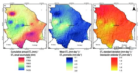 Spatial Distribution Of Reference Evapotranspiration Et O A Annual Download High