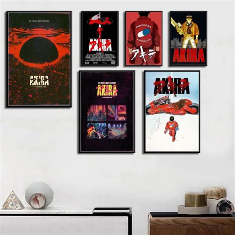 Dorm Room Poster Neo Tokyo Minimalist Movie Poster Print Katsuhiro