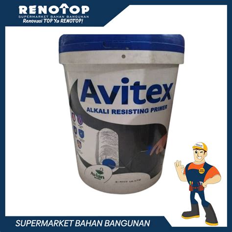 Jual Avitex Alkali Resisting Primer Cat Tembok Kg Jakarta Barat RenoTop Bahan Bangunan