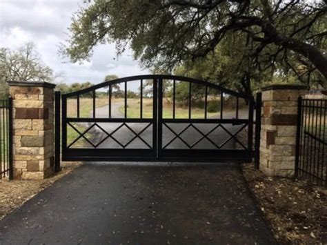 Classical Design Driveway Gate Custom Fabrication Heavy Etsy