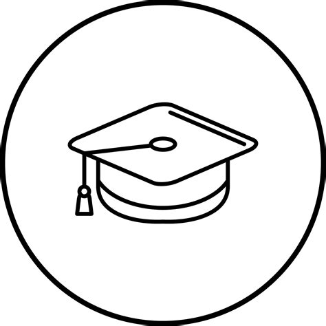 Icono De Vector De Birrete 20684036 Vector En Vecteezy