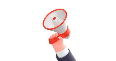 시끄러운 스피커와 3d 렌더링 만화 비즈니스 손 3차원 형태에 대한 스톡 사진 및 기타 이미지 3차원 형태 가공의 인물 개념 Istock