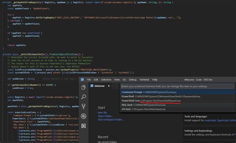 Support Pwsh Ps Core In Select Default Shell On Windows · Issue