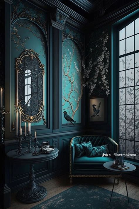 Amazing Victorian Maximalist Dark Home Decor Gothic Interior Gothic