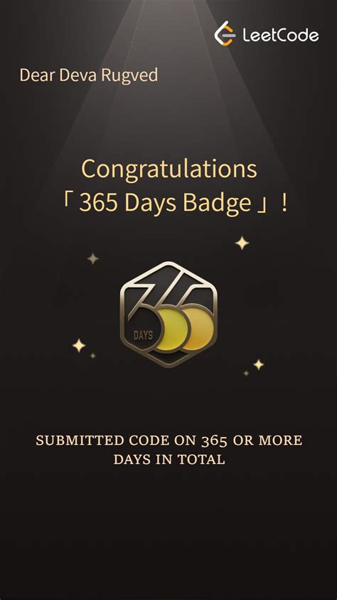 Deva Rugved On Linkedin Leetcode Codingjourney 365daysofcode