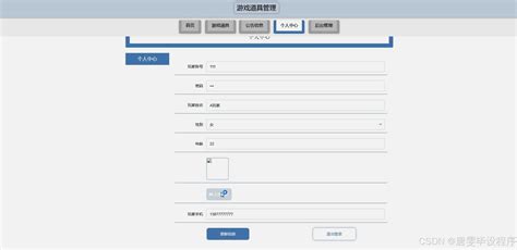Springboot毕设 游戏道具管理 程序论文 Csdn博客
