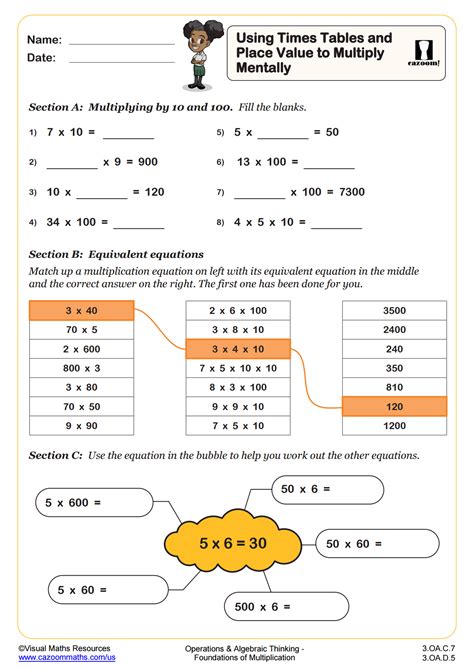 Using Times Tables And Place Value To Multiply Mentally Fun And