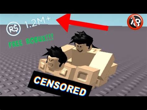 HOW TO HAVE SEX IN ROBLOX AND GET FREE ROBUX FREE ROBUX GLITCH YouTube