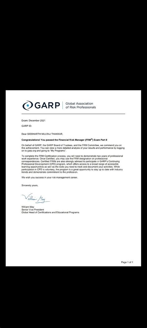 Siddharth Thakkar On Linkedin Results Cfa Frm Gratitude Celebrations Passion Job