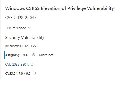 Patch Tuesday de juillet la vulnérabilité délévation des privilèges Windows CSRSS une priorité