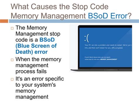 Solve Stop Code Memory Management On Windows Pptx