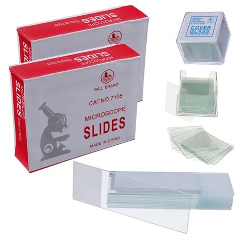 7101 Laboratory Consumables Microscope Glass Slides Laboratory Microscope Slide Microscope
