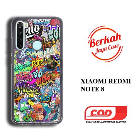 外殼 Xiaomi Readmi Note 8 Doodle Motif Hardcase 外殼軟殼 Berkah Ja 蝦皮購物