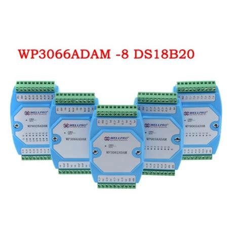 Jual 8 Channel Input Temperature Sensor DS18B20 Module RS485 RTU MODBUS Shopee Indonesia
