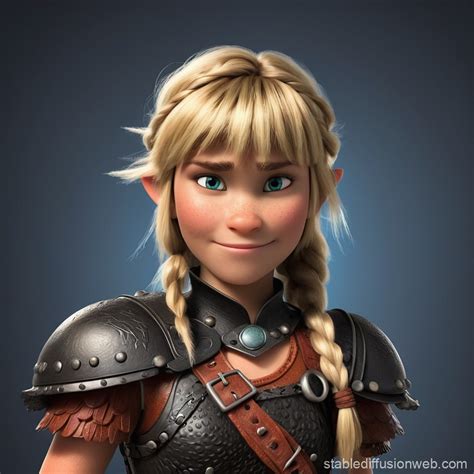 Astrid From How To Train Your Dragon Stable Diffusion Online