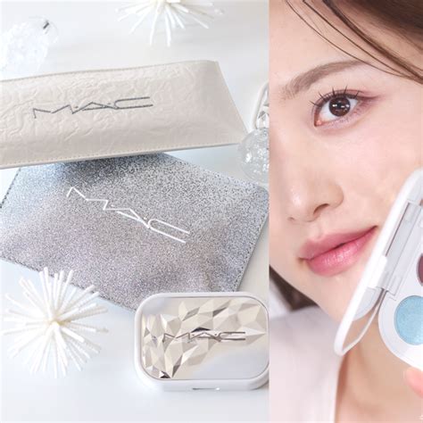 2023 맥 비자르 블리자드 홀리데이 컬렉션 미니 파우더키스 립스틱 스퀄 골드 아이섀도우 팔레트 스노우 에센셜 브러시 키트