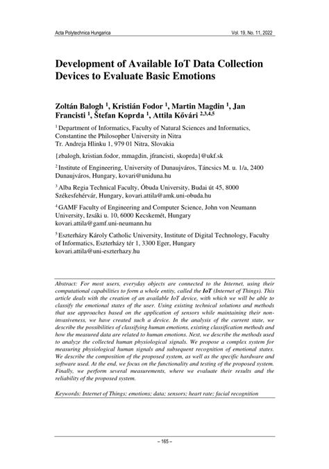 Pdf Development Of Available Iot Data Collection Devices To Evaluate
