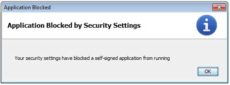Oracle Apps Quick Reference Application Blocked By Security Settings
