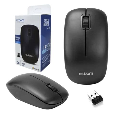 Mouse Optico Sem Fio Exbom MS S Exbom