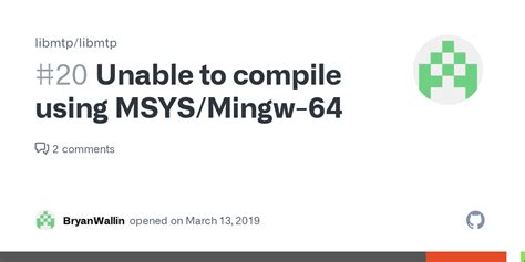 unable to compile using msys mingw 64 · issue 20 · libmtp libmtp · github