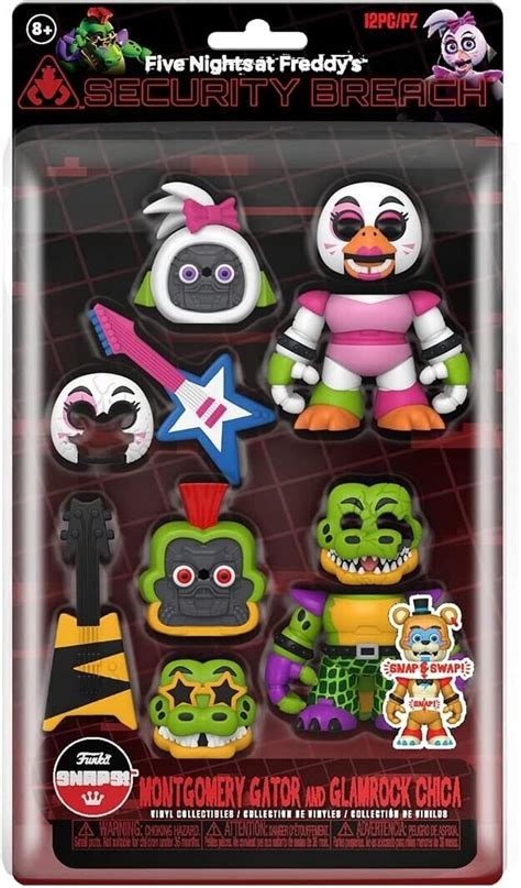 Montgomery Glamrock Chica Funko Snaps Figurka Fnaf Five Nights At
