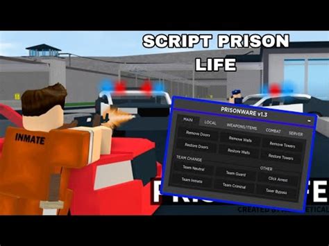 CELL PC ROBLOX Prison Life Script YouTube
