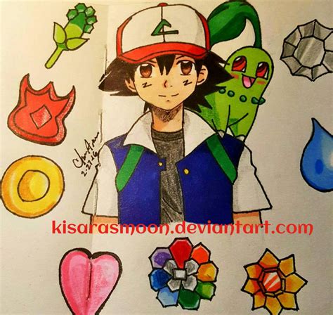 Classic Ash Ketchum By Kisarasmoon On Deviantart