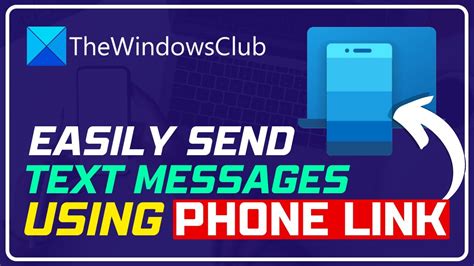 how to send text message or sms using phone link youtube