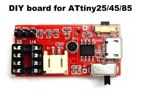 Tiny Blinky Diy Board For Attiny254585 Led Projectssound