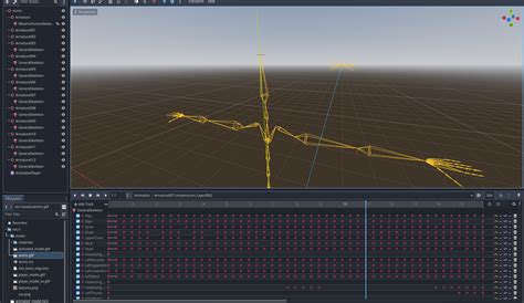 Using Godot 4 I Have Multiple Identical Skeletons With Different