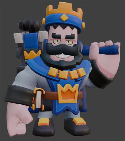 King Frank Brawl Stars By Goatgamez Download Free Stl Model