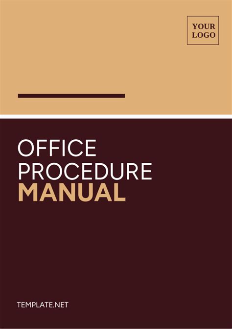 free office procedure manual template to edit online