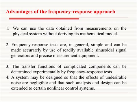 Frequency Response Analysis Ppt Technology And Computing