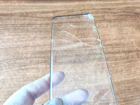 Removing Protective Film From A Cracked Screen Peeling Off A Cracked